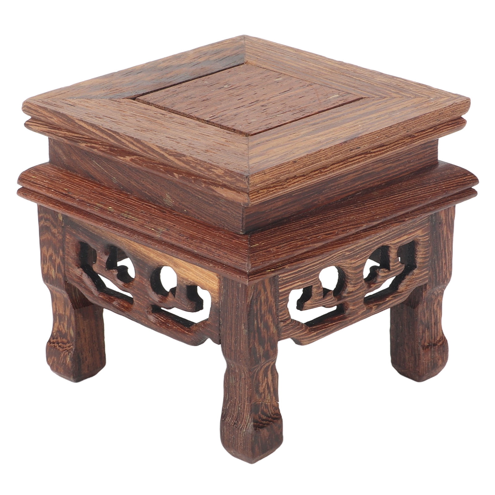 Domqga Wooden Display Stand, Retro Plant Riser for Jewelry, Flowerpot ...