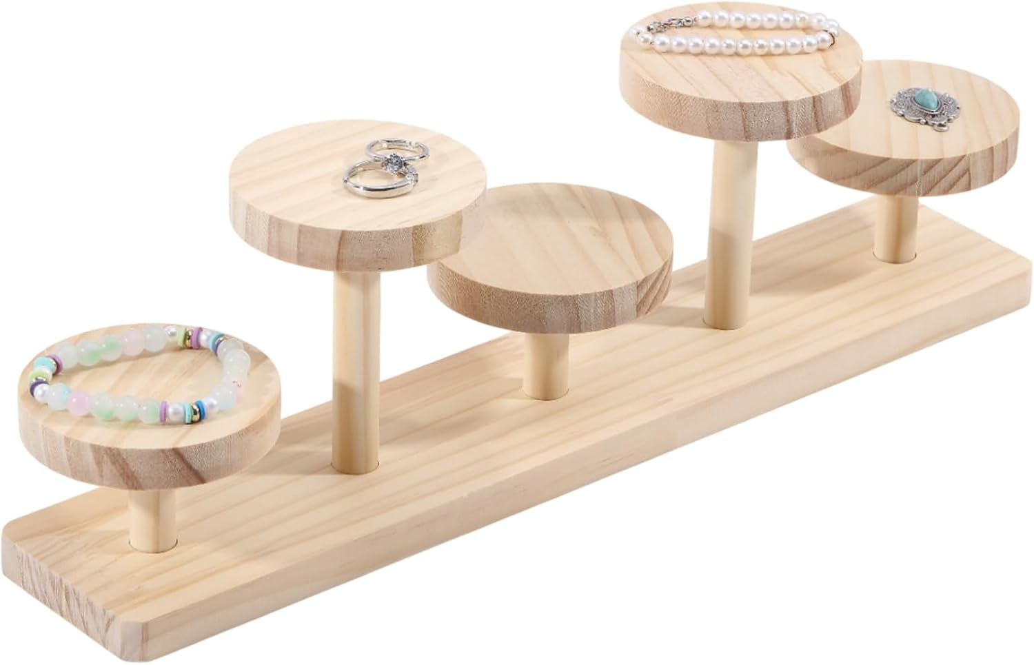 Wooden Display Wood Display Stand Wood Display Rack Round Wood Display ...