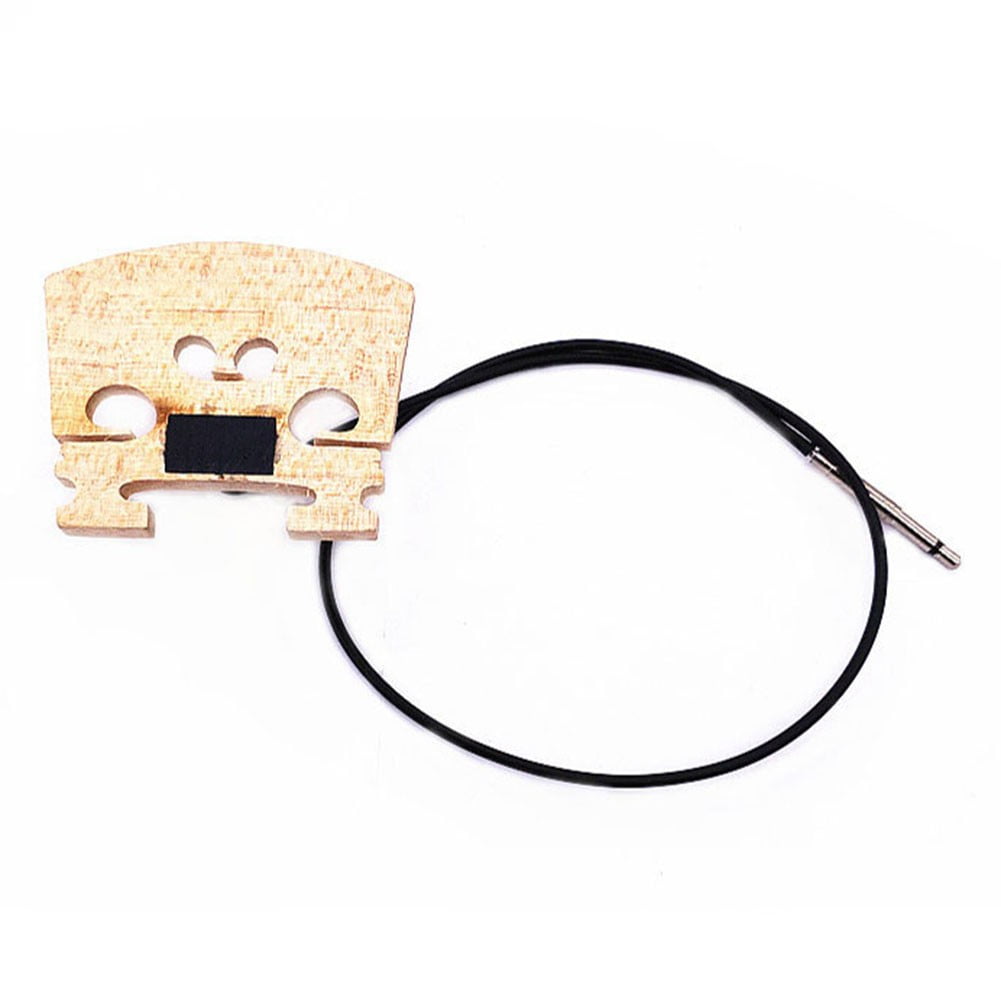 Wooden Diy Full-Size Violin Bridge With Internally Mounted Piezo Pickup ...