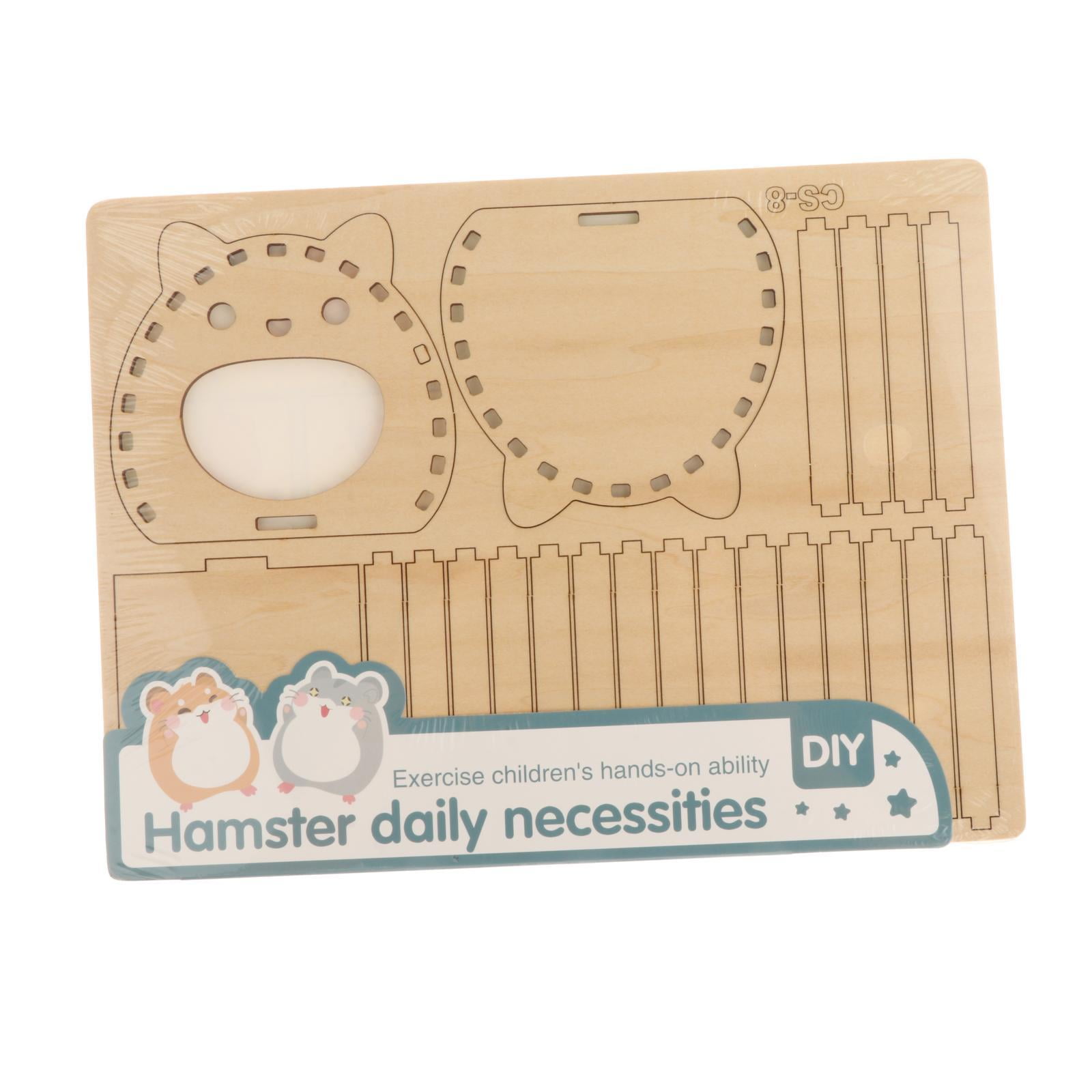 Wooden Diy Houses Toys Hamster Climbing Ladder Preschool Educational ...