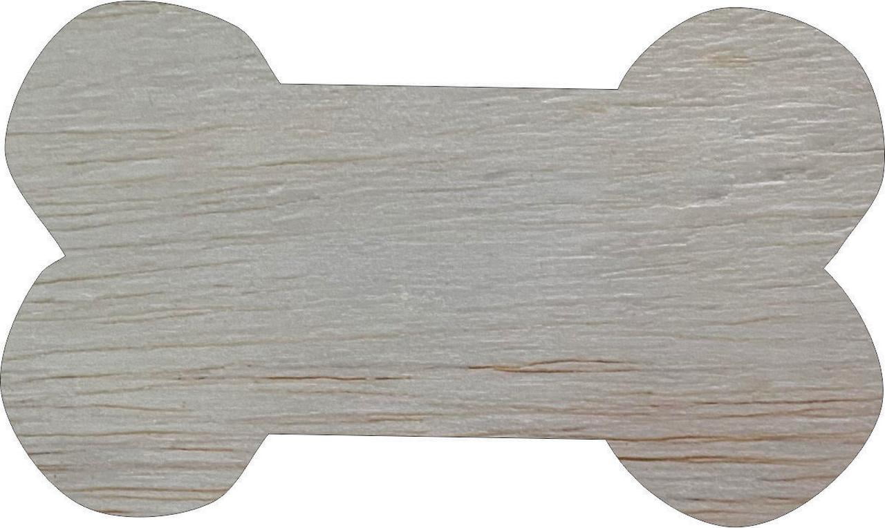 Wooden Dog Bone Blank Shape, 6'' Wood DIY Craft - Walmart.com