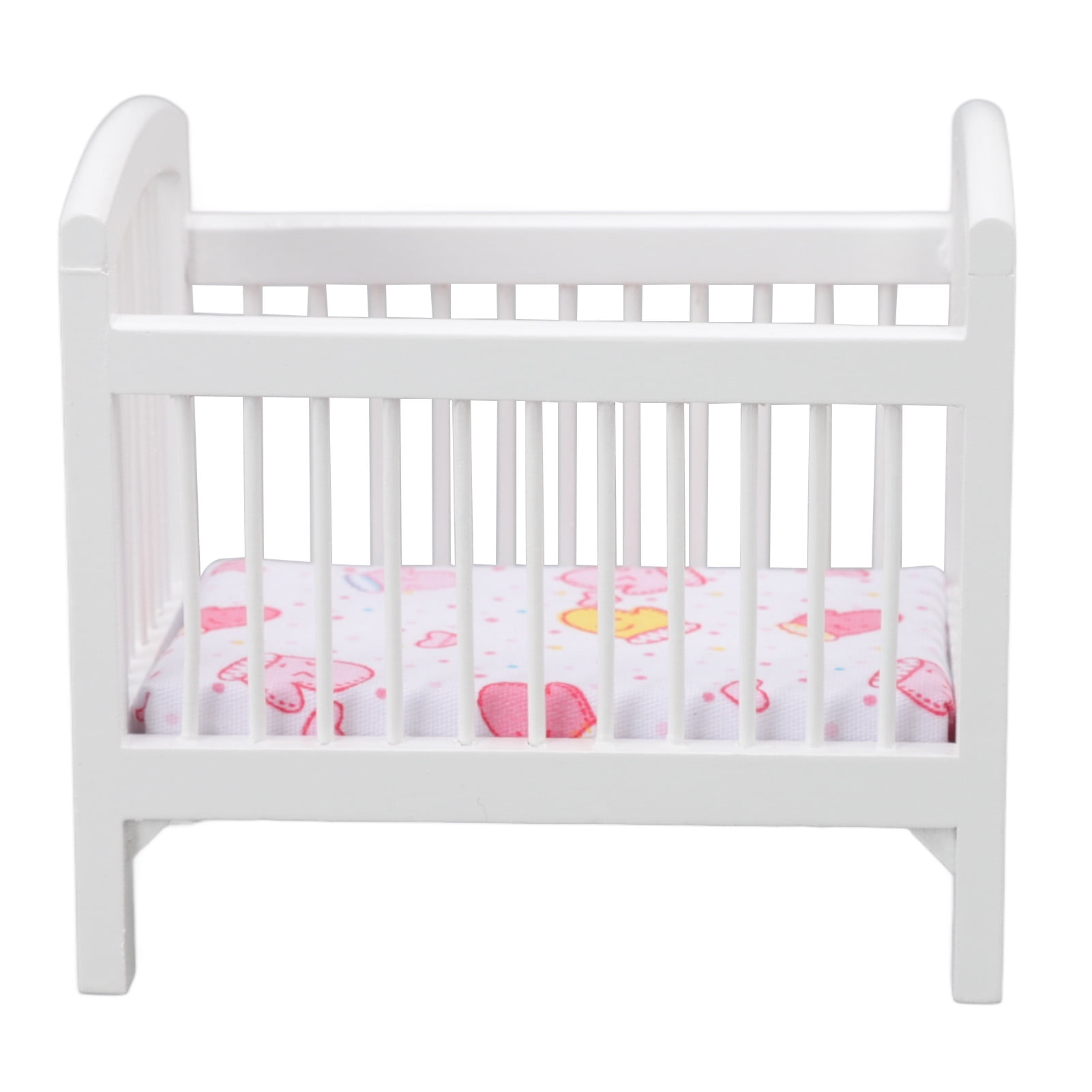 Wooden Doll Crib Safe Cute Glossy Vivid Doll Accessories Mini Bedroom ...