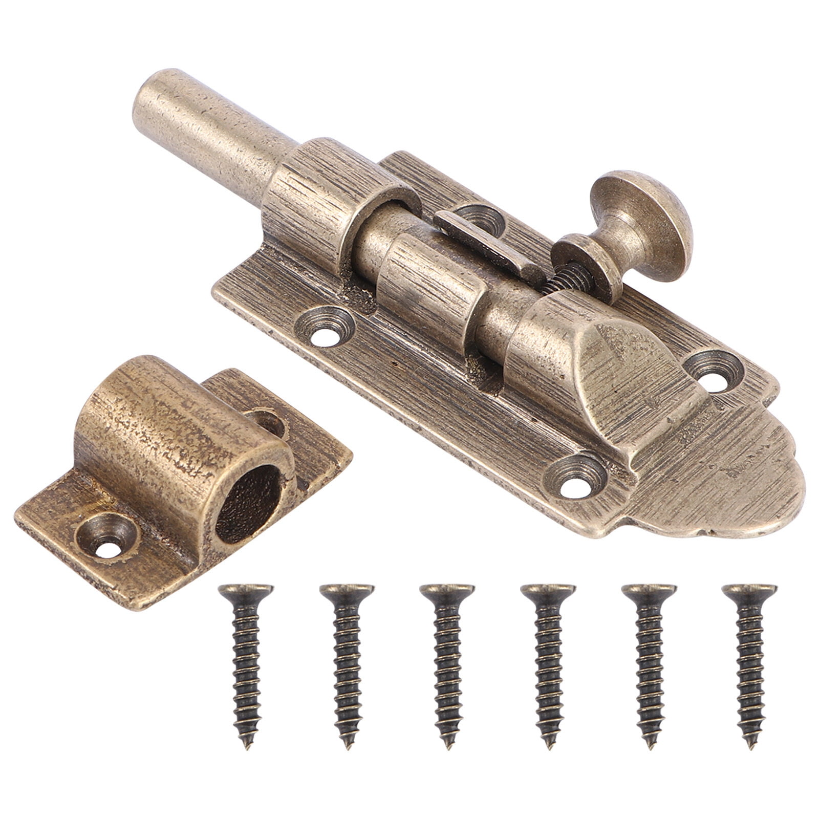 Antique Brass Door Buckle with Installation Screws for Doors and ...