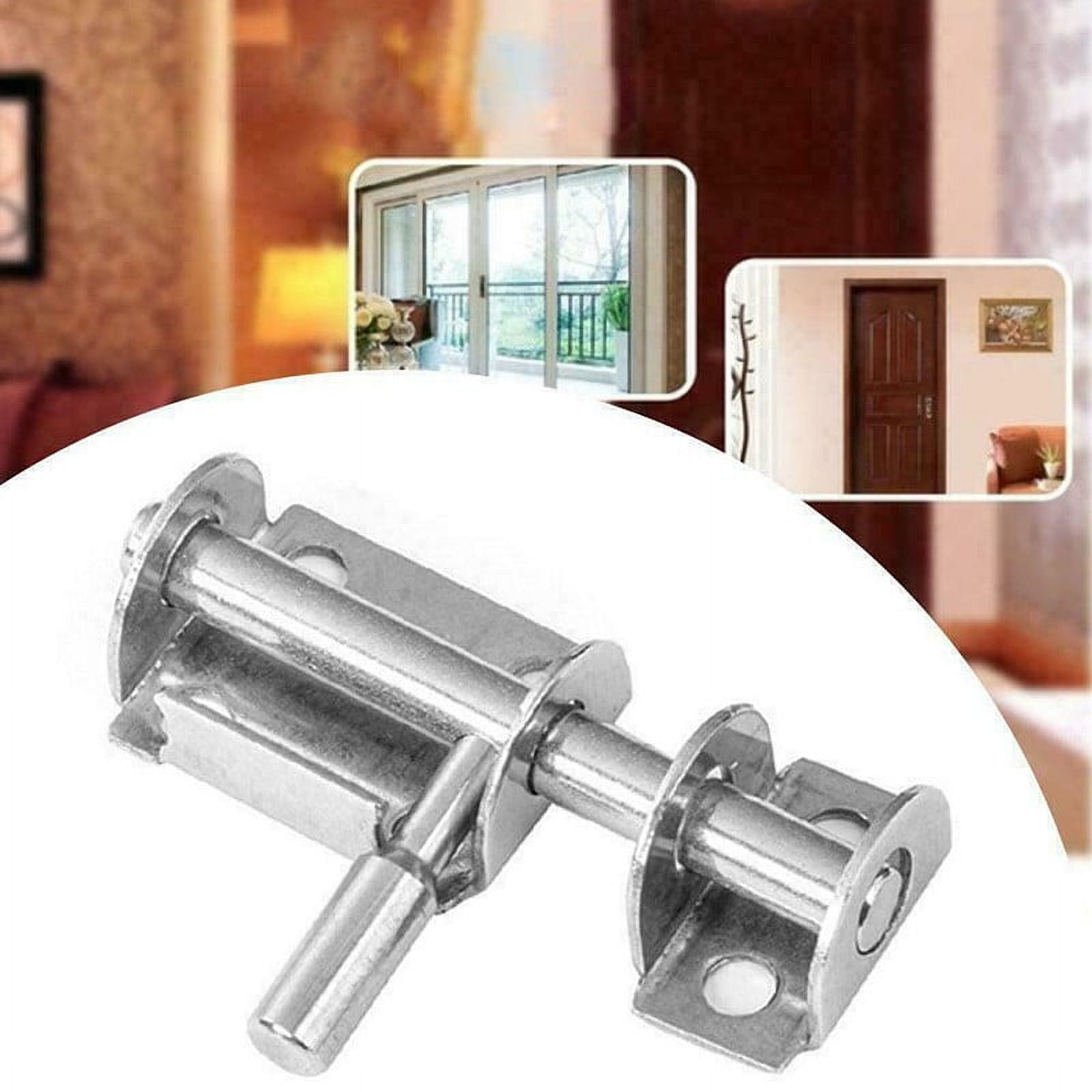 Wooden Door Latch Stainless Steel Lock Hasp Sliding Bolt Safety ...