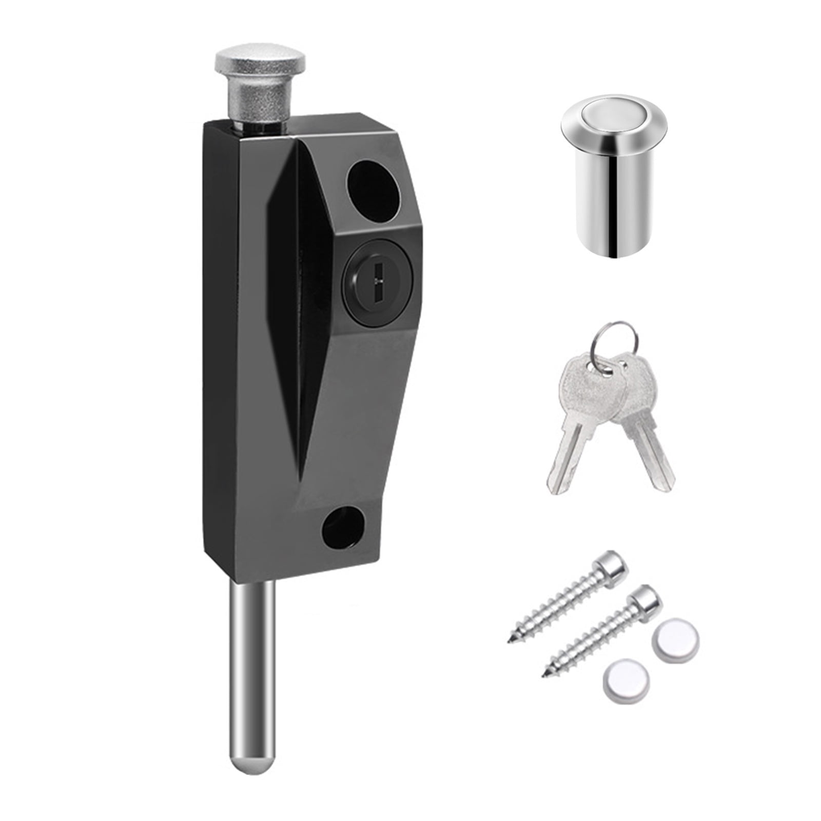 Wooden Door Spring Floor Lock Sliding Door Latches Aluminum Alloys ...