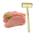 Wooden Double Sided Hammer Tender Meat Knocking Hammer Broken Ribs
