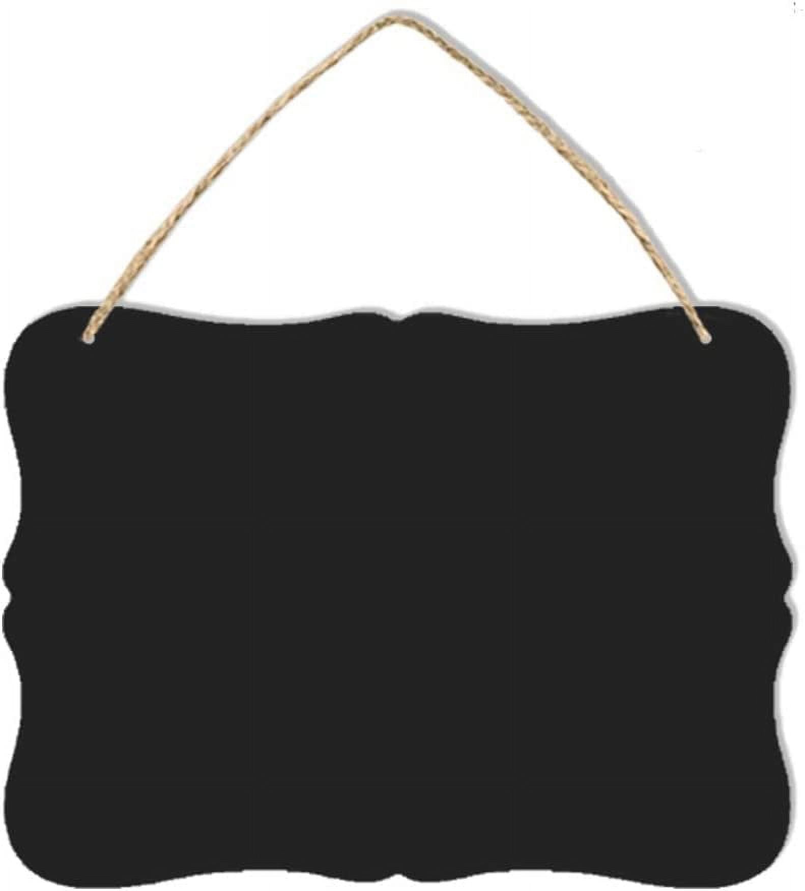 Wooden Double Sided Hanging Chalkboard Signs,Memo Message Sign, Vintage ...