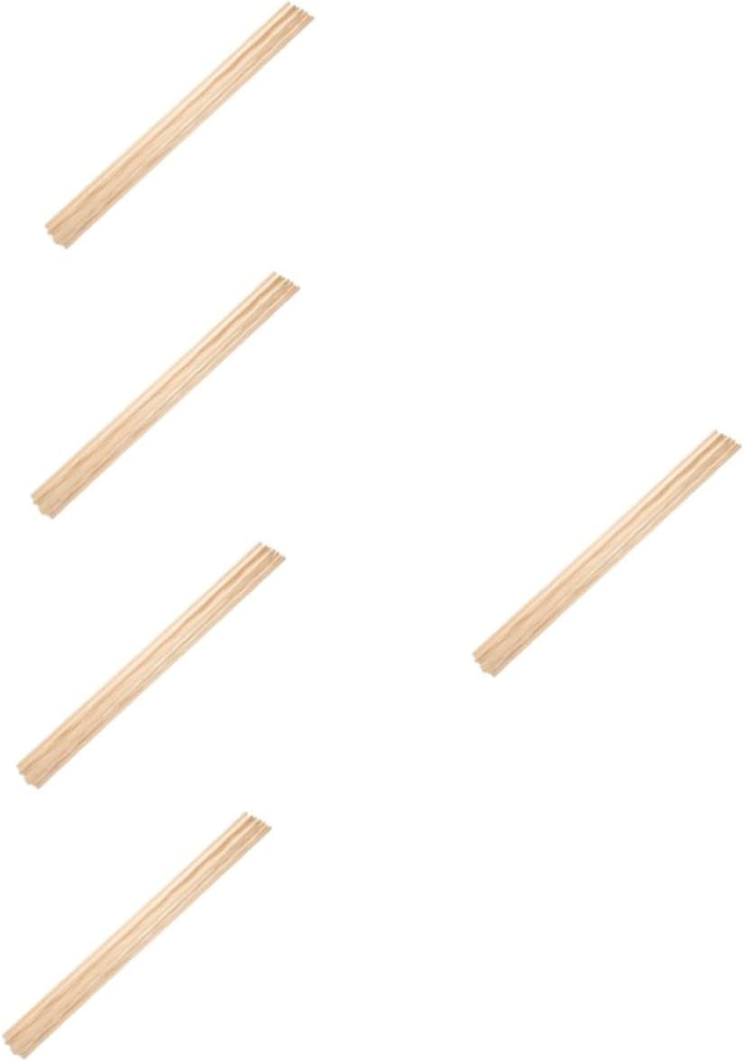 Wooden Dowel 50 Pcs Triangular Wooden Strip Wood Blocks for Crafting ...