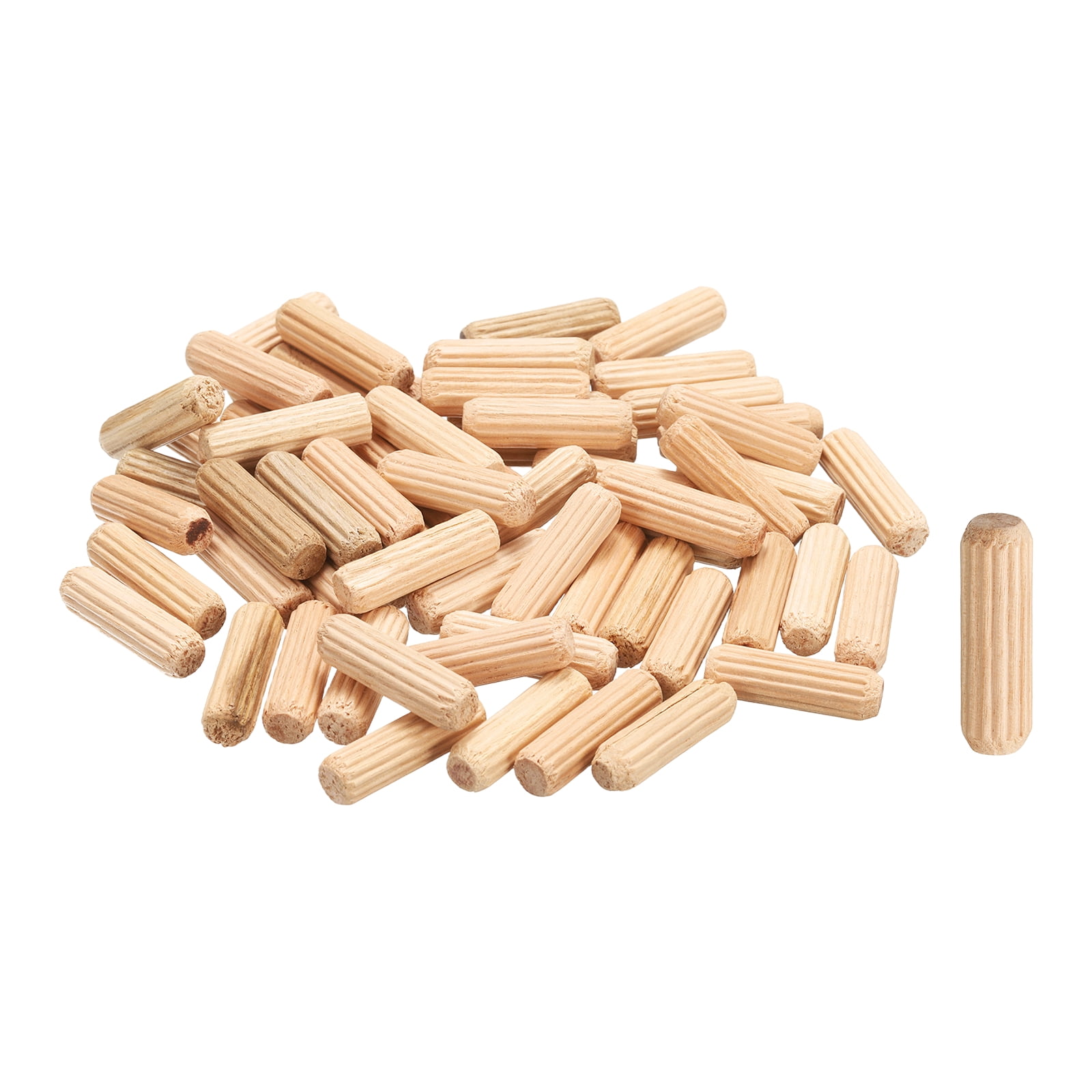 Wooden Dowel Pins 1/4"x 13/16" (6mm x 20mm) Straight Dowel Rods Wood ...