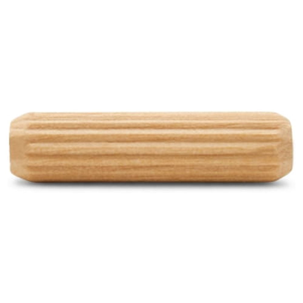Wooden Dowel Pins 1 x 1/4 Inch, Bottle of 300 Fluted Dowel Joints for ...