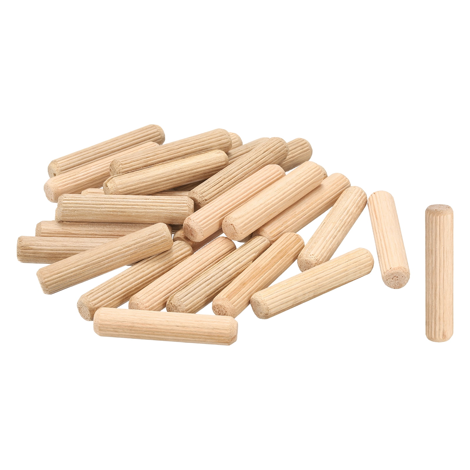 Wooden Dowel Pins 3/8"x 2" (10mm x 50mm) Straight Dowel Rods Wood ...