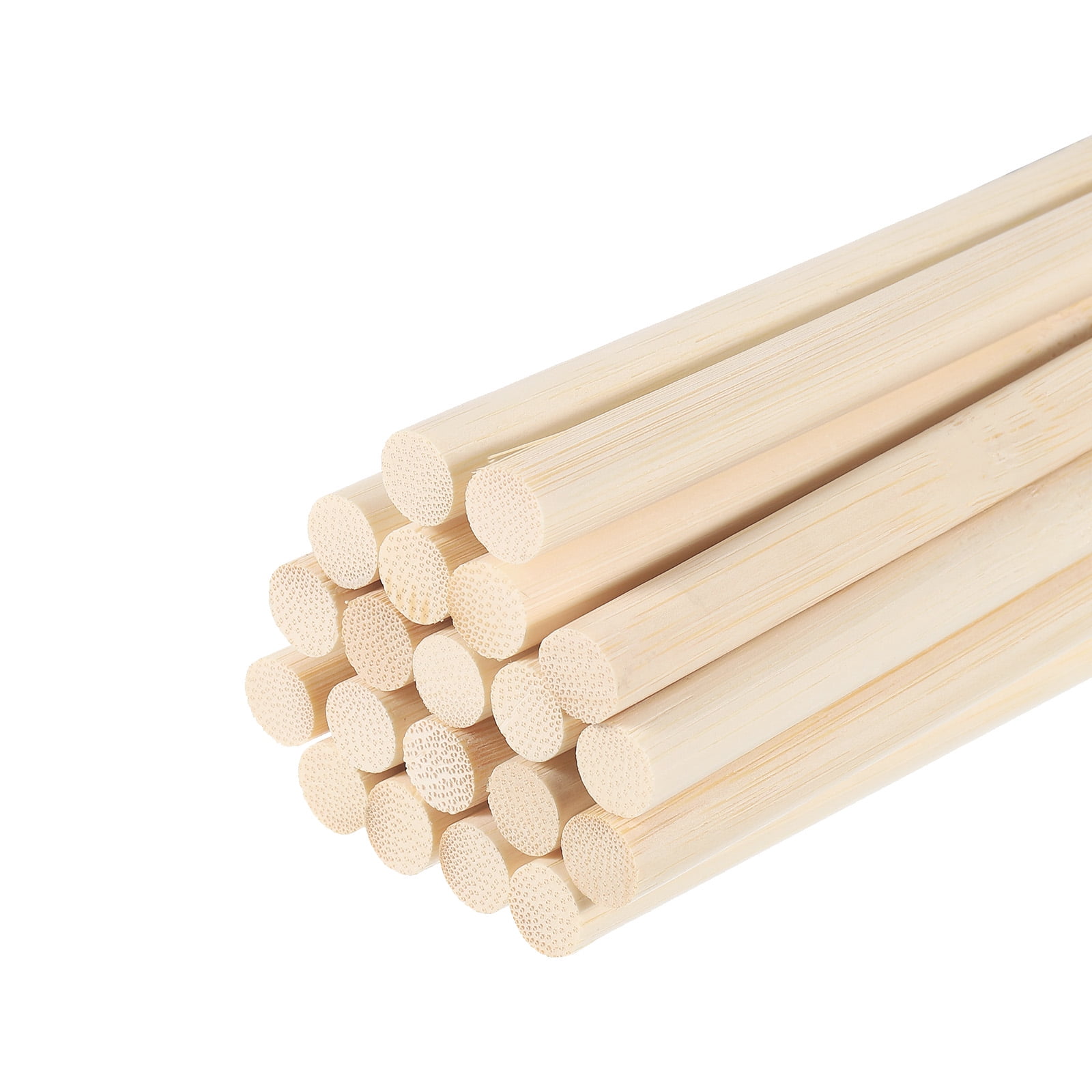 Wooden Dowel Rods,30cm/12" Round Dowel Rod Wood Sticks,10mm/0.4" Stick ...