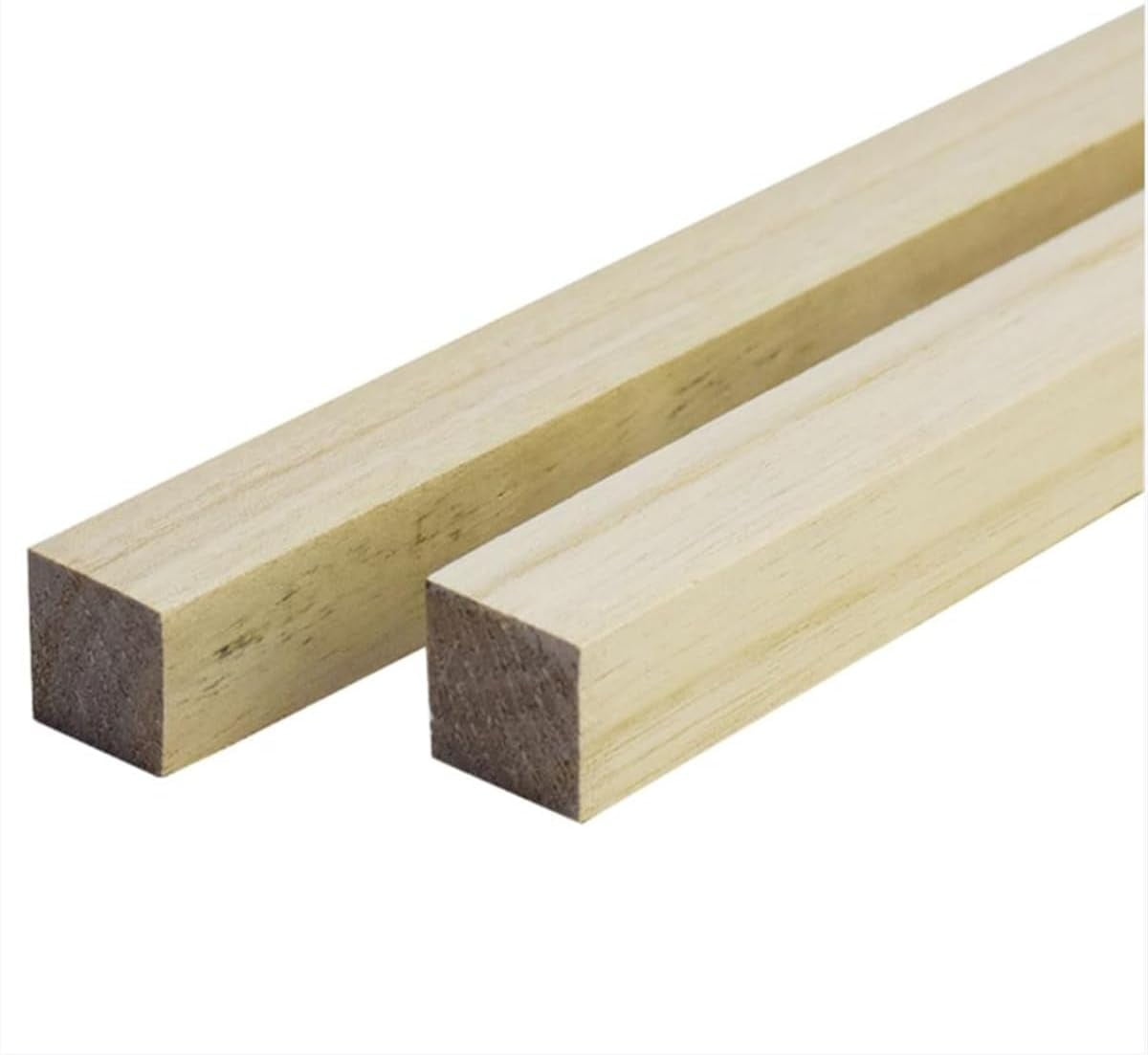 Wooden Dowel Rods Unfinished Wood Square Sticks Wooden Crafts Sticks ...