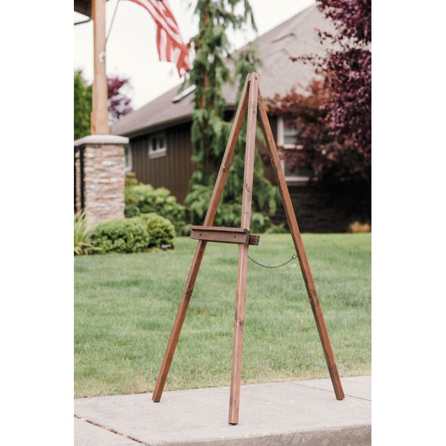 Wooden Easel - Wedding Sign Stand - Floor Easel For Welcome Sign ...
