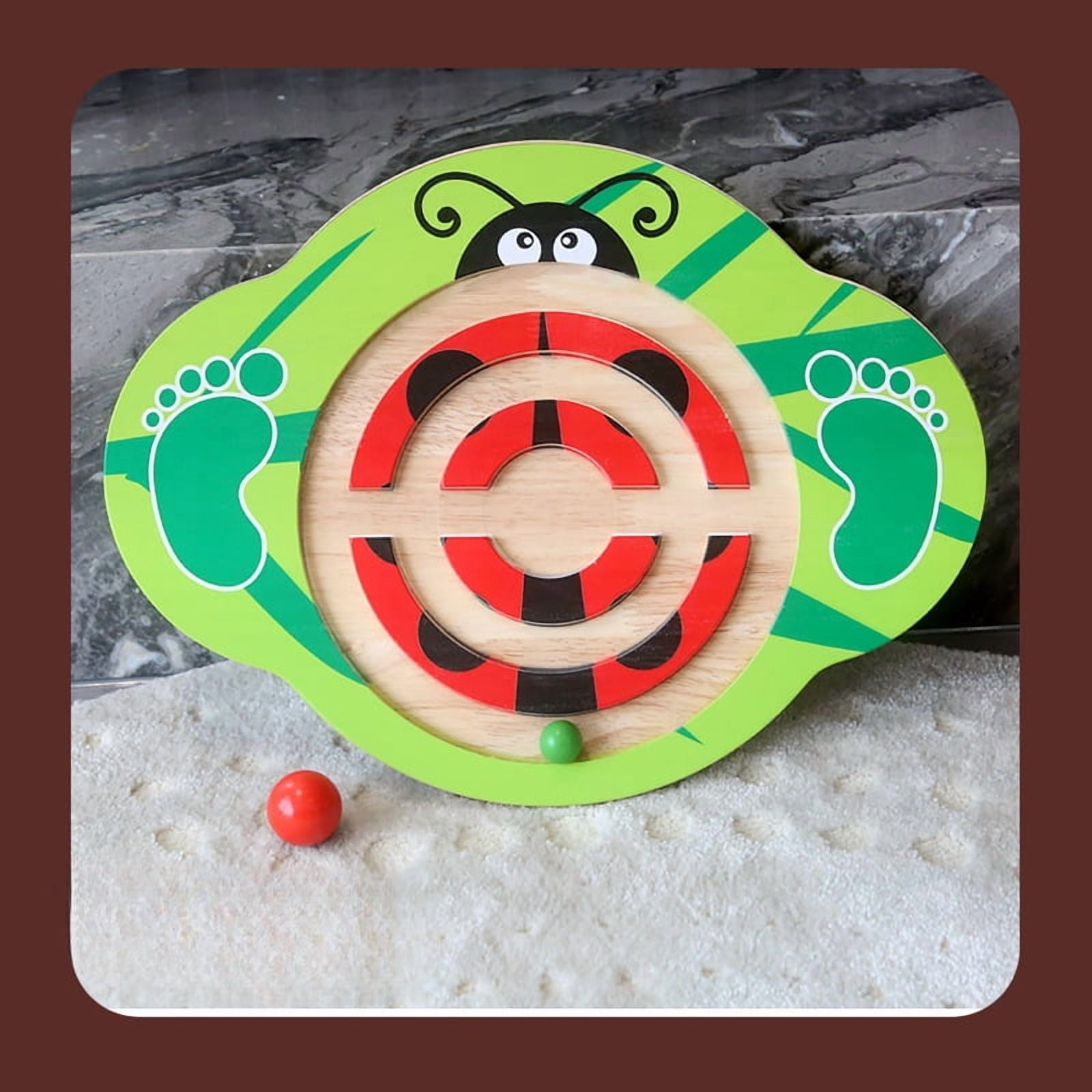 Wooden Educational Sensory Integration Training Balance Board Exercise ...