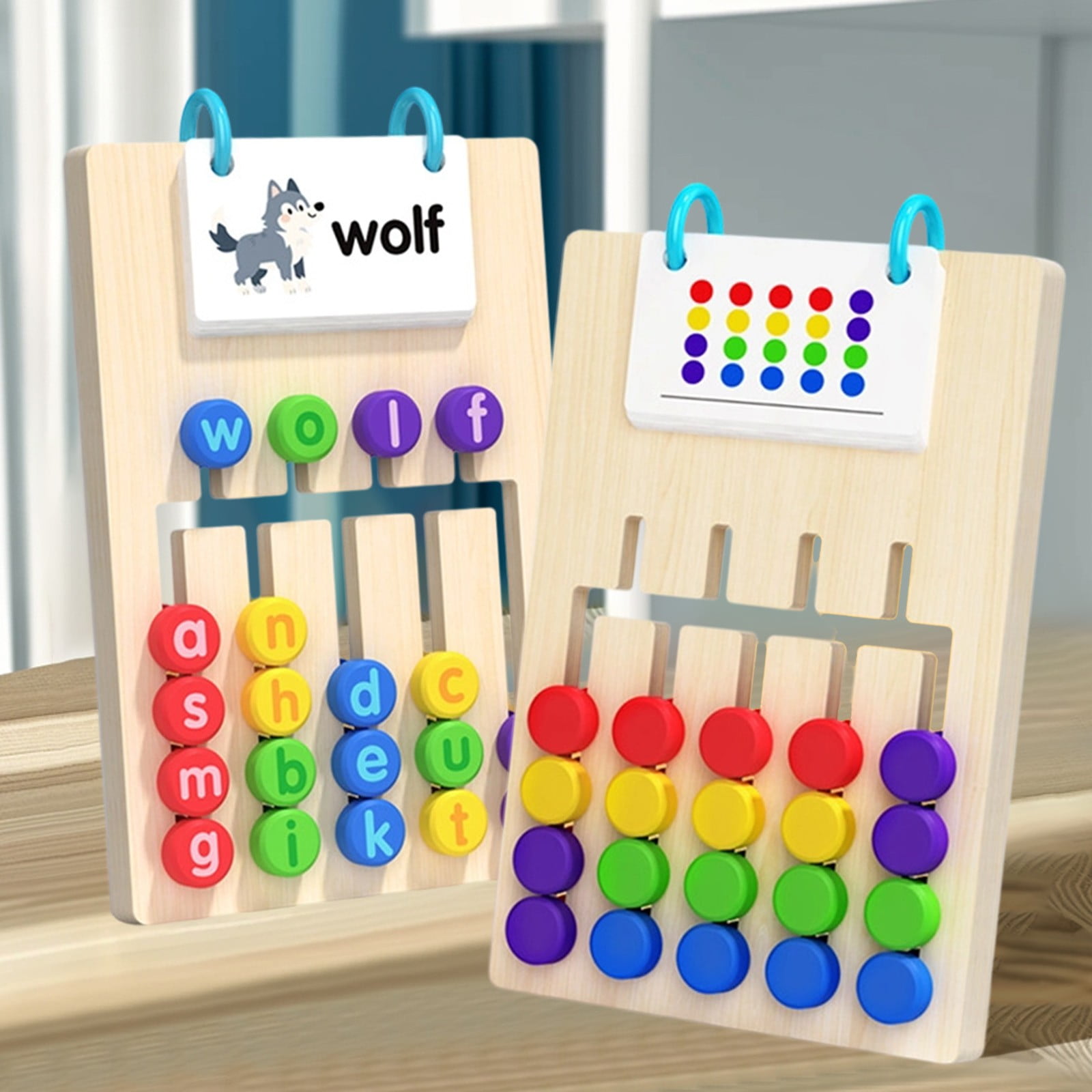 Wooden Educational Toy,Vowel Learning Game,Logical Thinking Puzzle ...