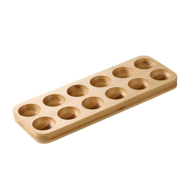 Wooden Egg Holder Egg Container Rack Display Egg Organizer Wood Egg ...