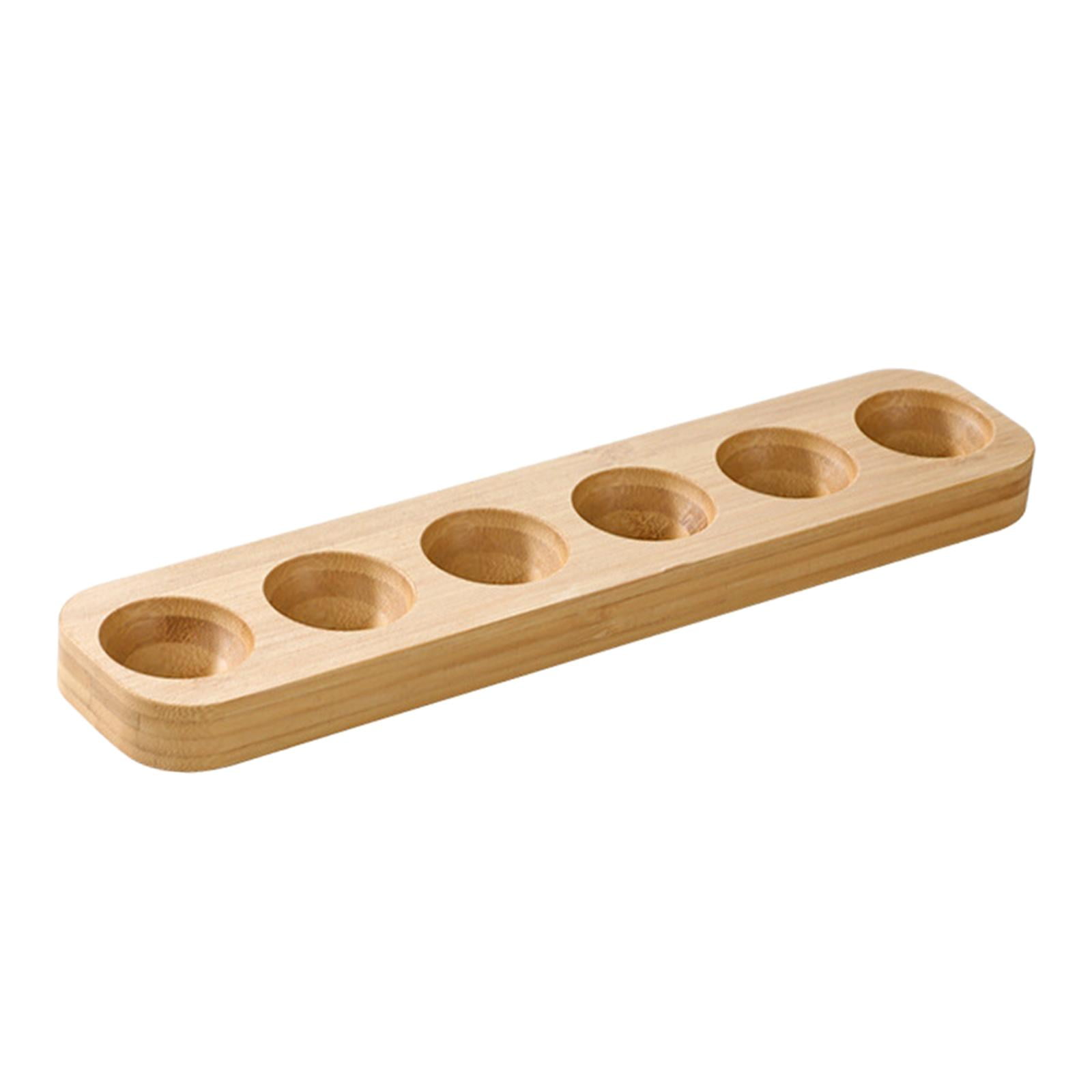 Wooden Egg Holder Egg Organizer Display Wood Egg Tray Egg Container ...
