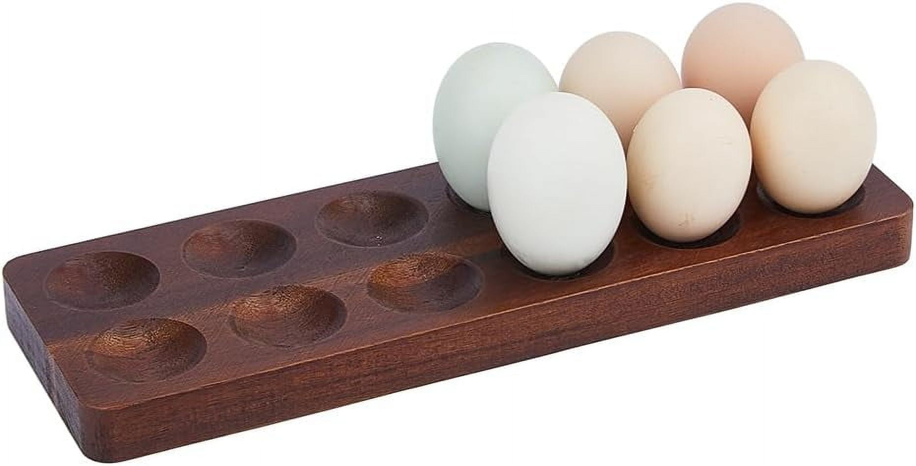 Wooden Egg Tray Holds Egg Container Rack Egg Container Egg Holder Countertop Egg Tray Organizer ...