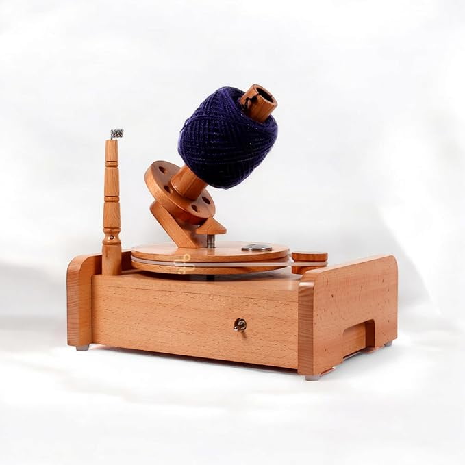 Wooden Electric Yarn Ball Winder & Swift | Large Multicolor Wool Winder ...