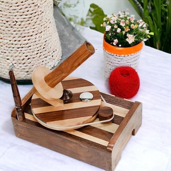 Wooden Electric Yarn Ball Winder & Swift | Large Multicolor Wool Winder ...