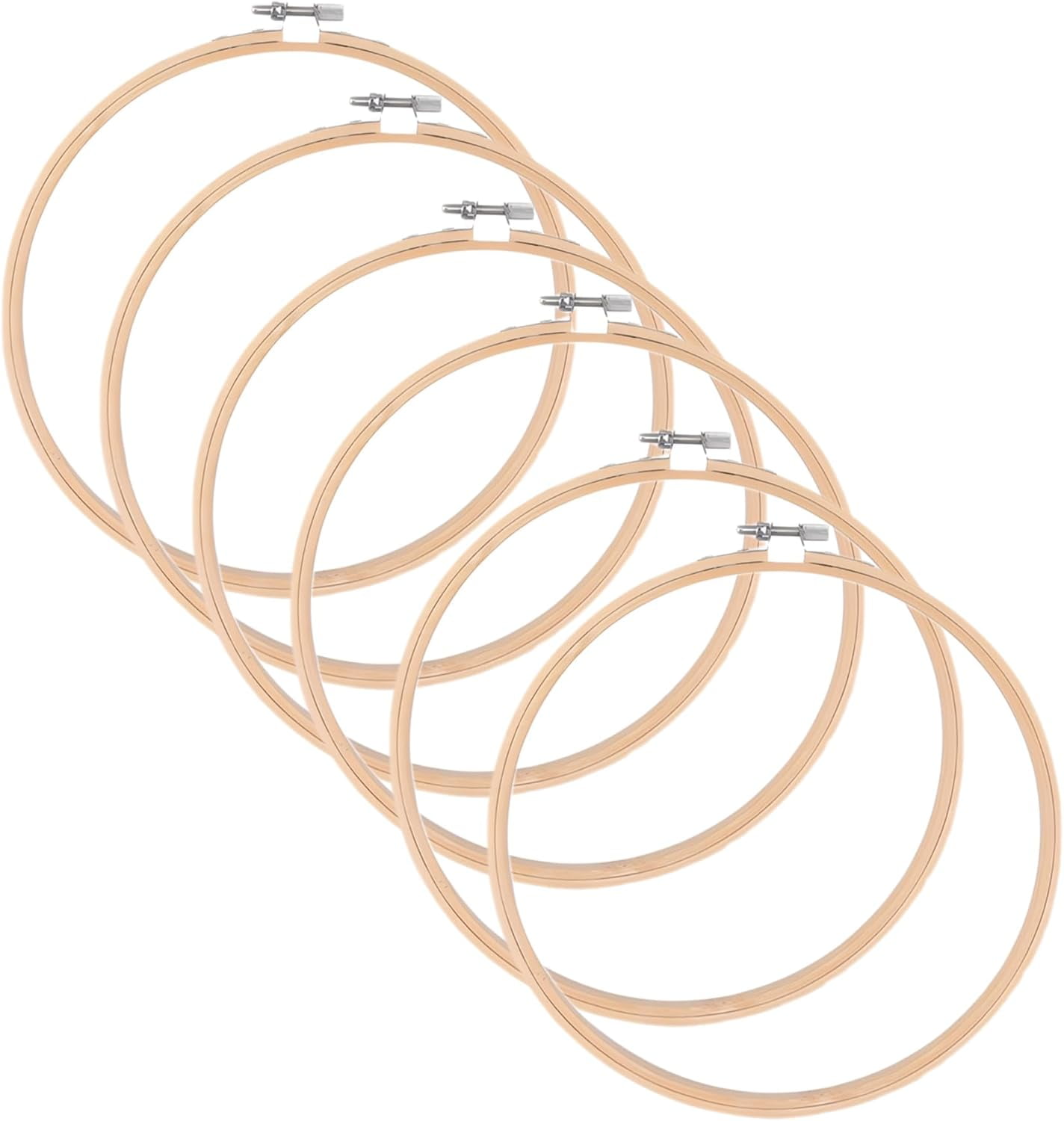 Wooden Embroidery Hoops : Cross Stitch Hoop 6 PCS,Embroidery Hoop Frame ...