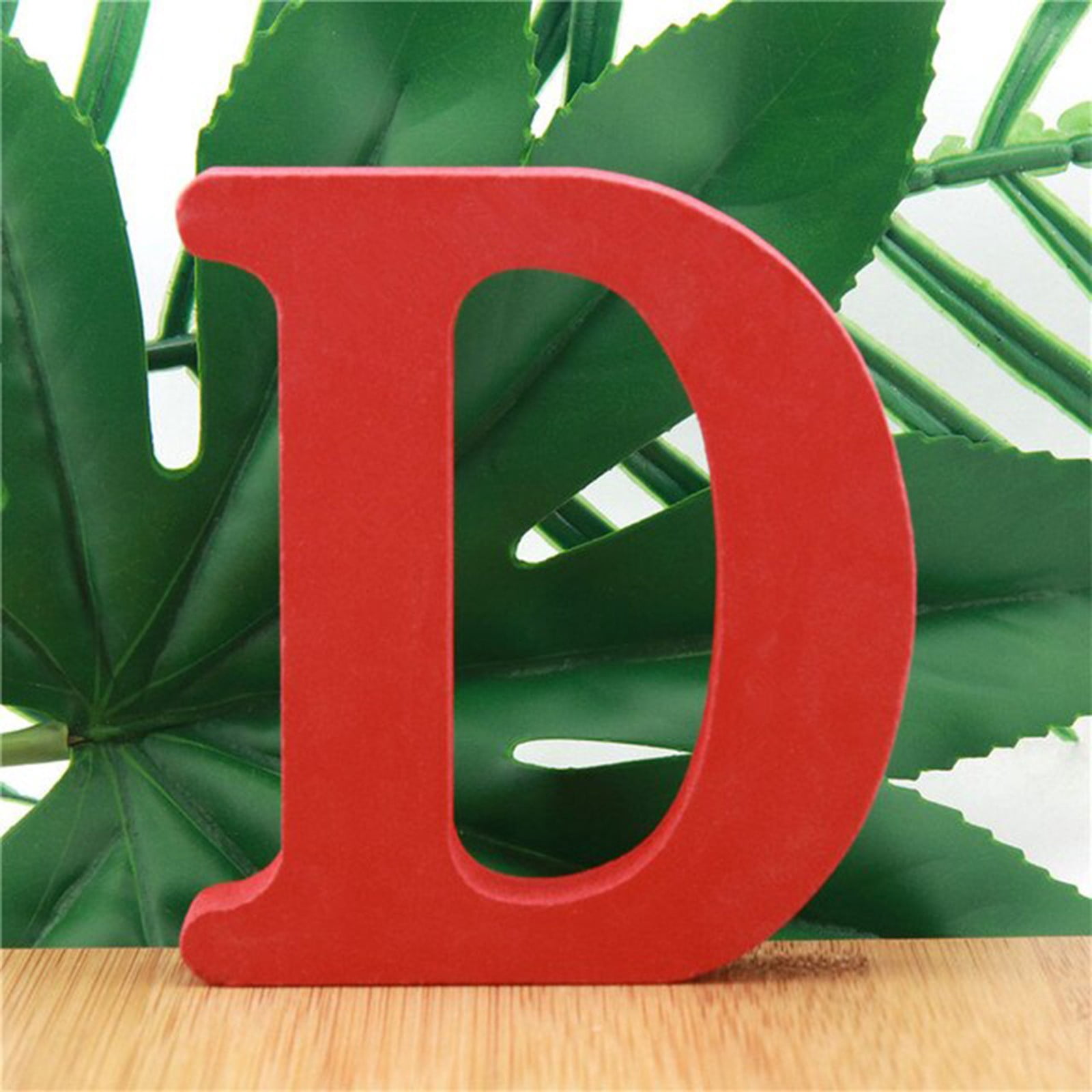 Wooden English Alphabet and Number Decorative Pieces Wooden Craft Diy ...