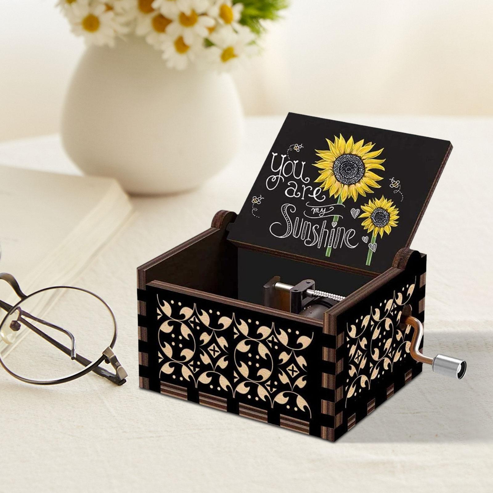Wooden Engraved Music Box, Wooden Music Boxes, You Are My ...