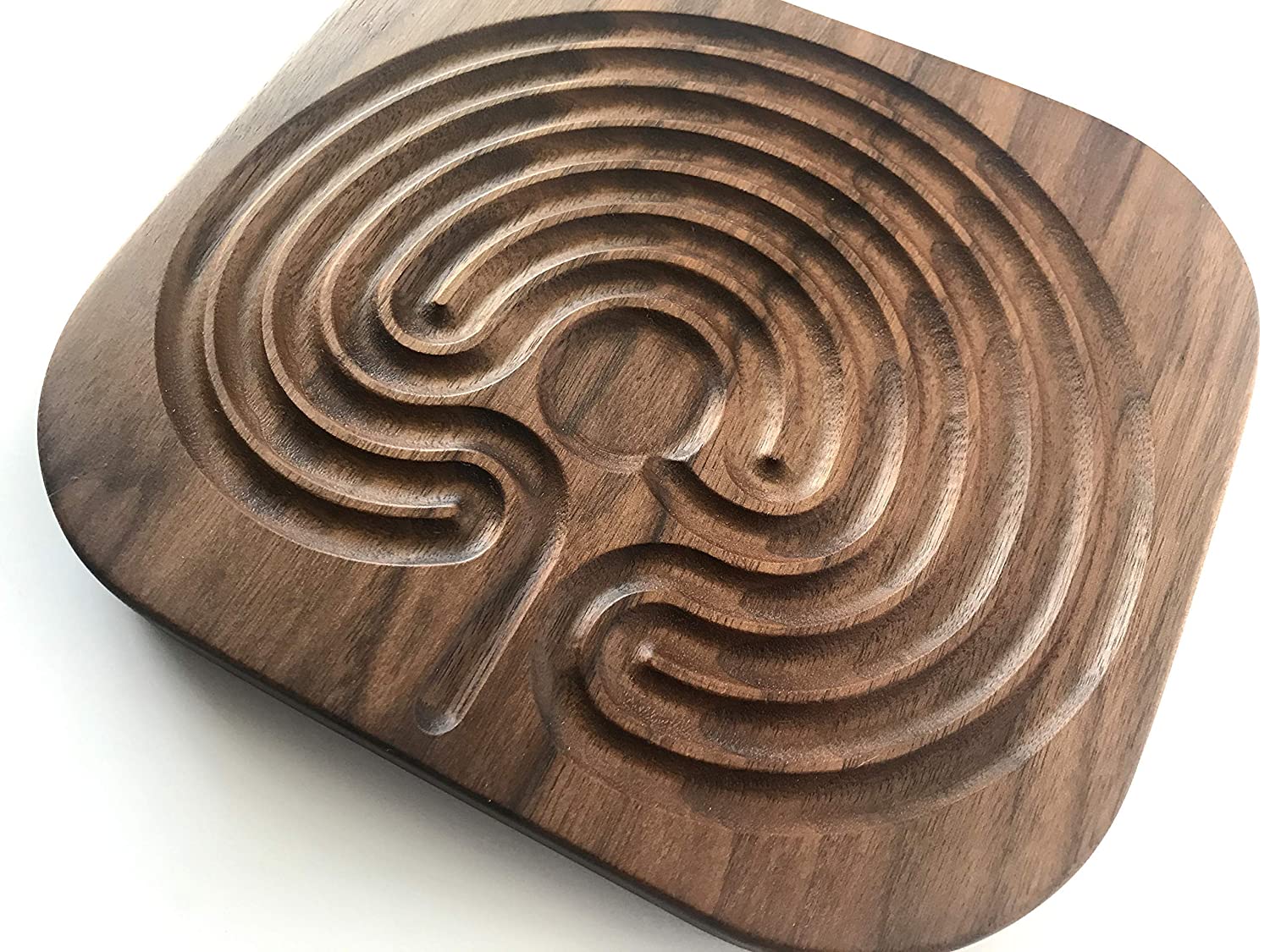 Wooden Finger Labyrinth for Meditation and Prayer, Classical Cretan ...