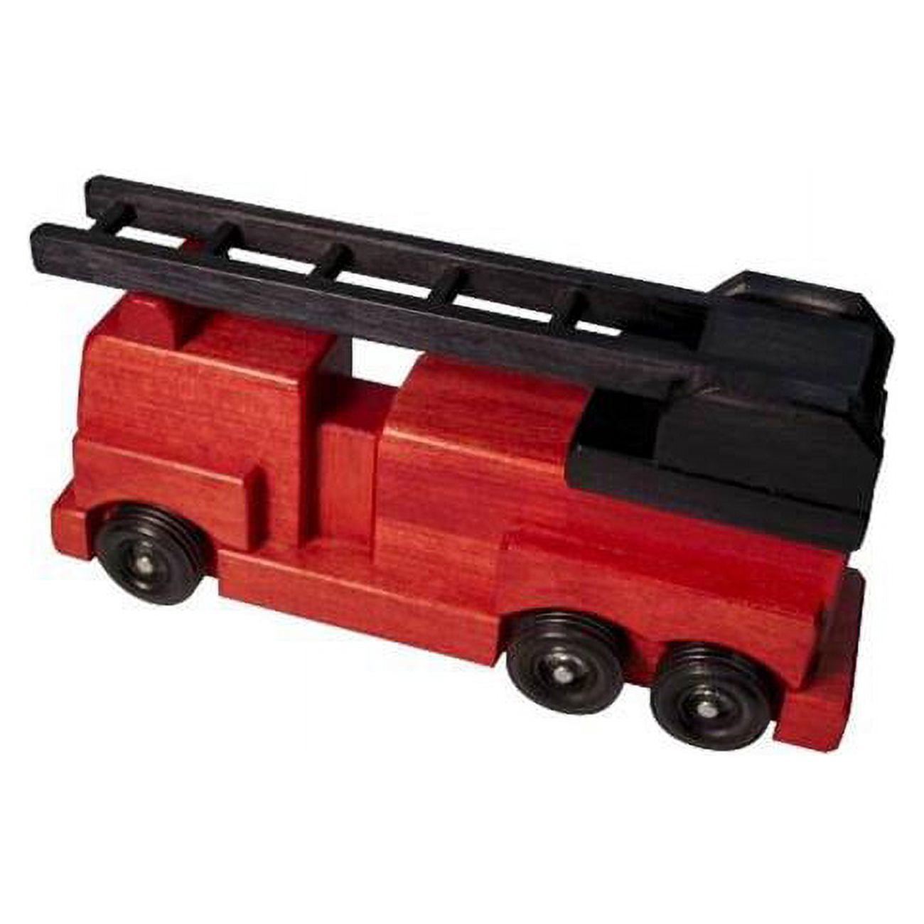 Wooden Fire Truck Toy, Small - Red - Walmart.com