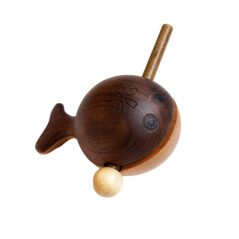 Wooden Fish Black Walnut Wood Drum Percussion Temple Zen Decoration ...