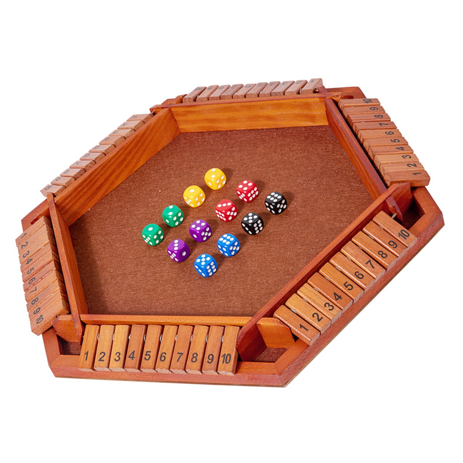 Wooden Flipped Tiles Strategy Game With Digital Challenges Math ...