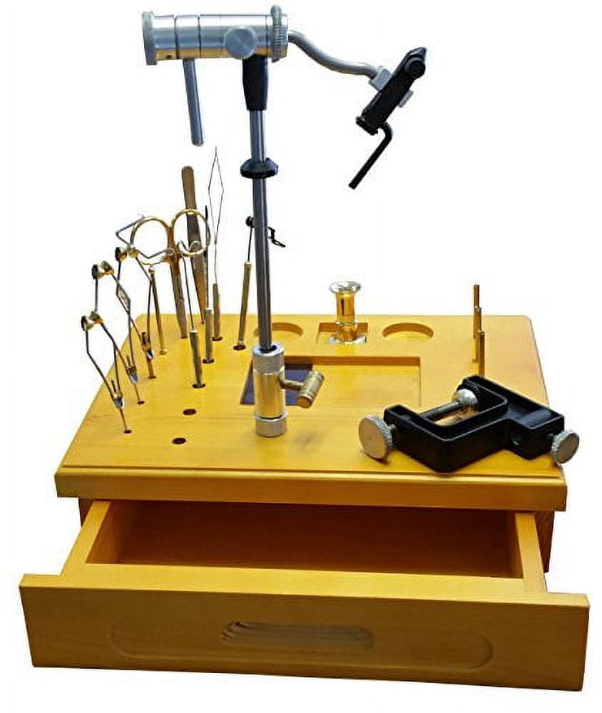Wooden Fly Tying Kit Ez Vise (Z791B) - Walmart.com