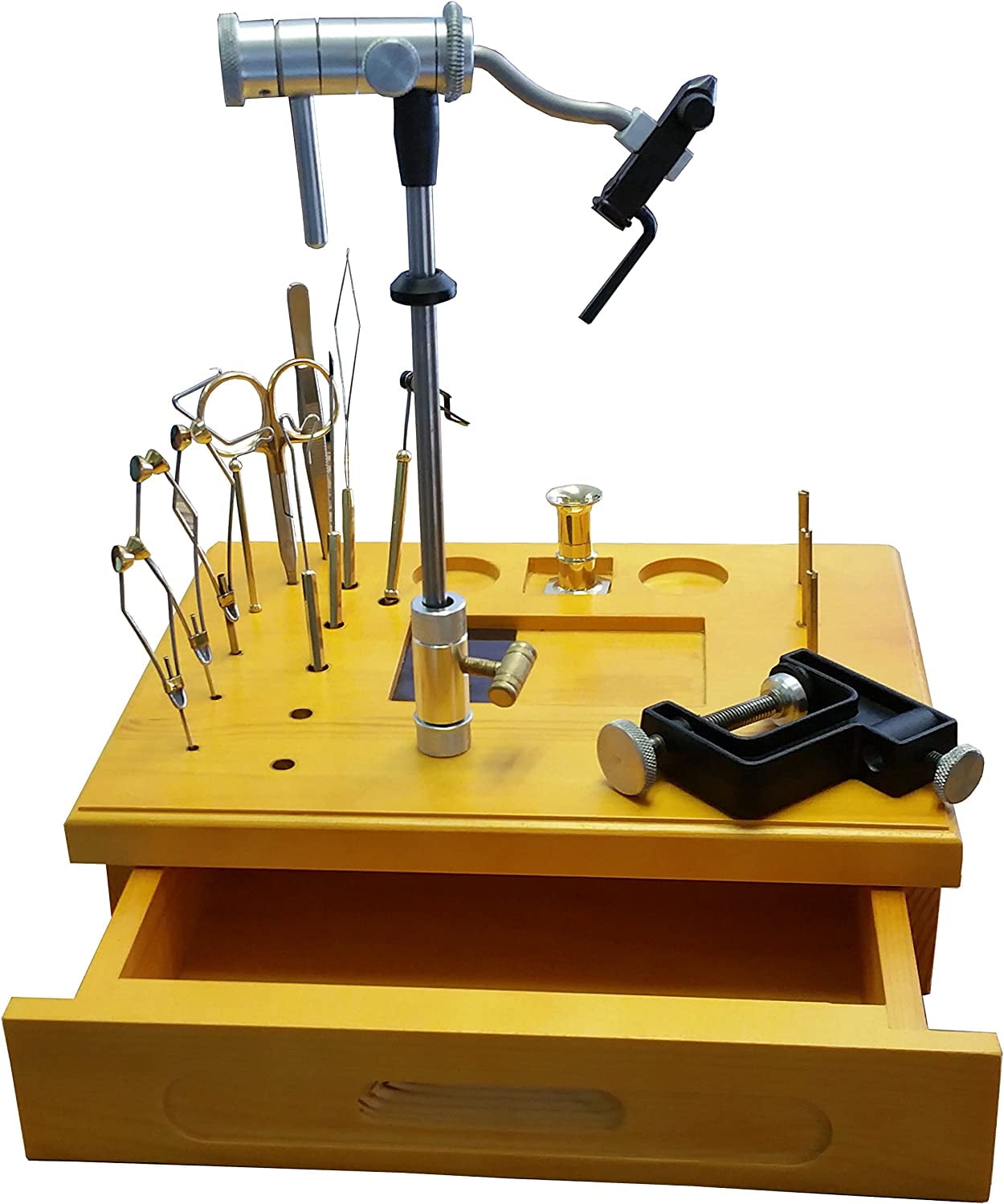 Wooden Fly Tying Kit Ez Vise (Z791B) - Walmart.com