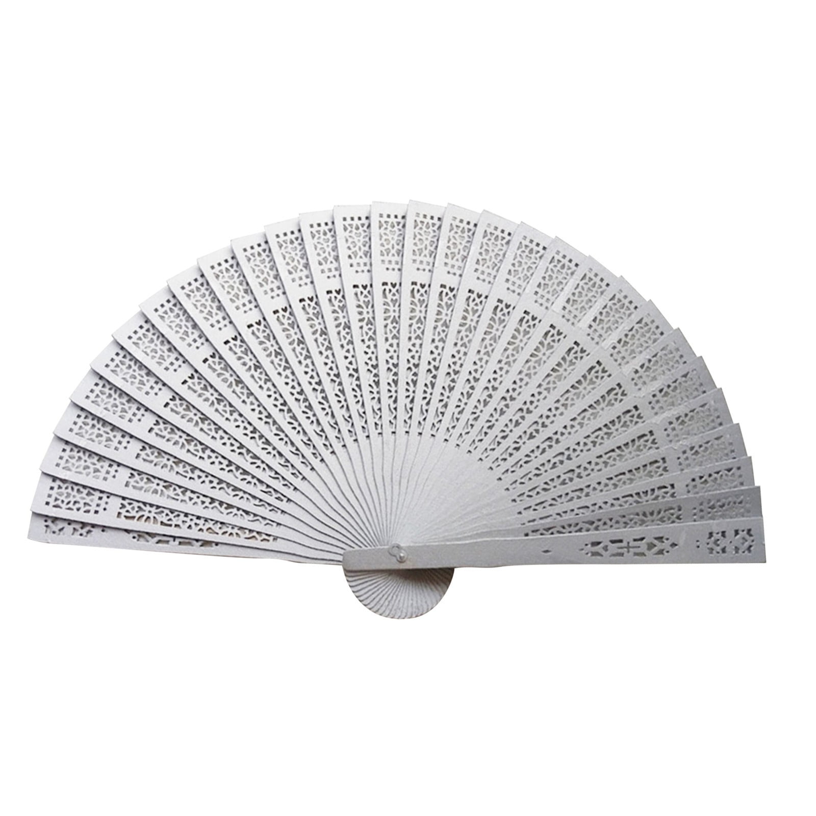Wooden Folding Fans, Wooden Folding Fan Hand Held, Fan with Hollow ...