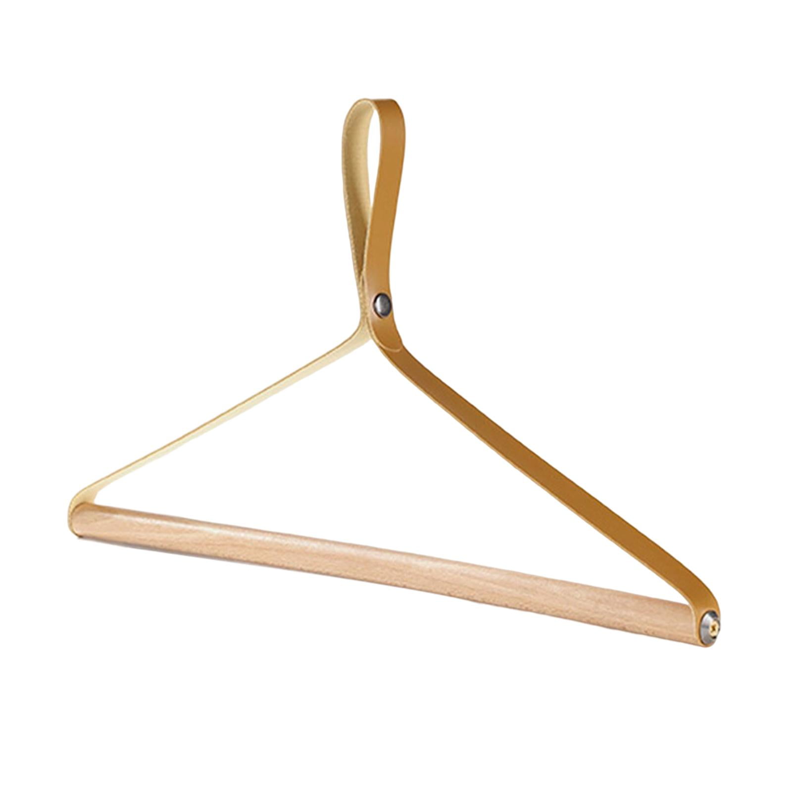 Wooden Folding Hanger, Beech Wood Drying Rack, Clothes Hanging Foldable ...