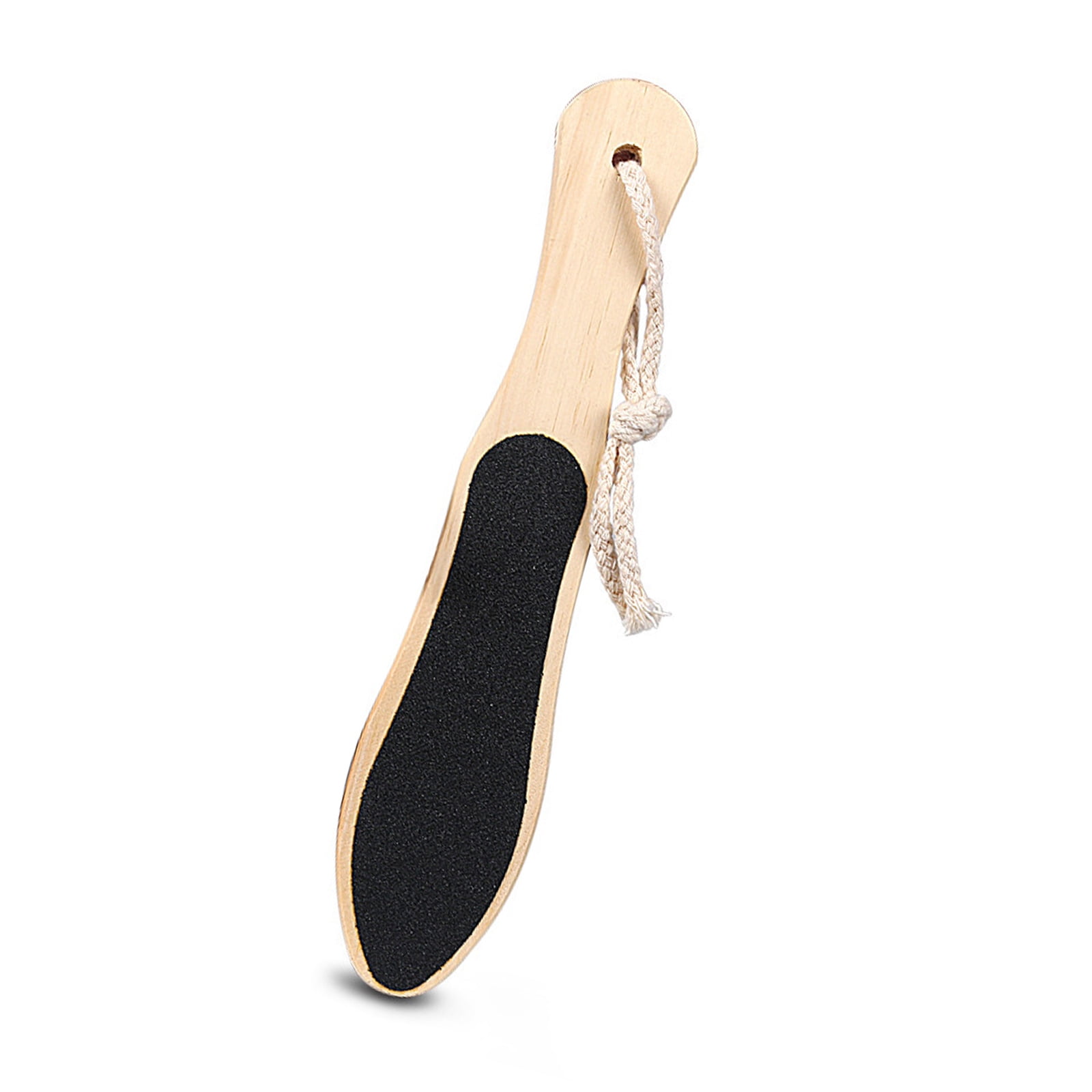 Wooden Foot Scraper Two Grit Surfaces For Deaded Skin Removal Round ...