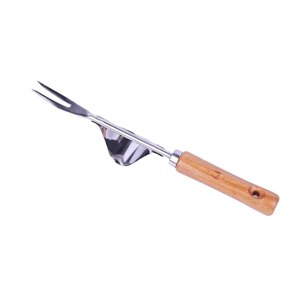 Wooden Fork Head Hand Weeder Puller Handle Remove Weeds Shovel Trimming ...