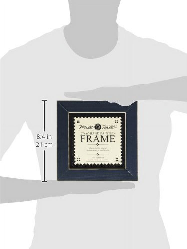 Wooden Frame, 6 6-Inch, Matte Blue - Walmart.com