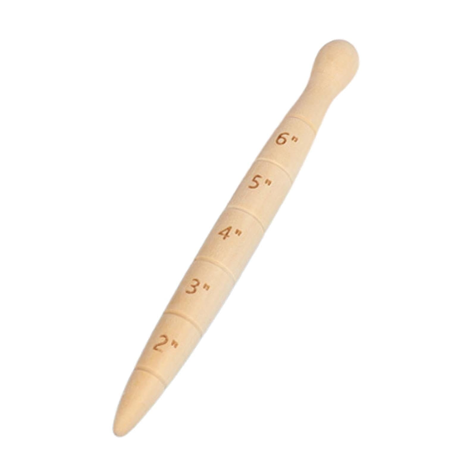 Wooden Garden Dibber with Depth Gauge – Bulb & Seed Planting Tool ...