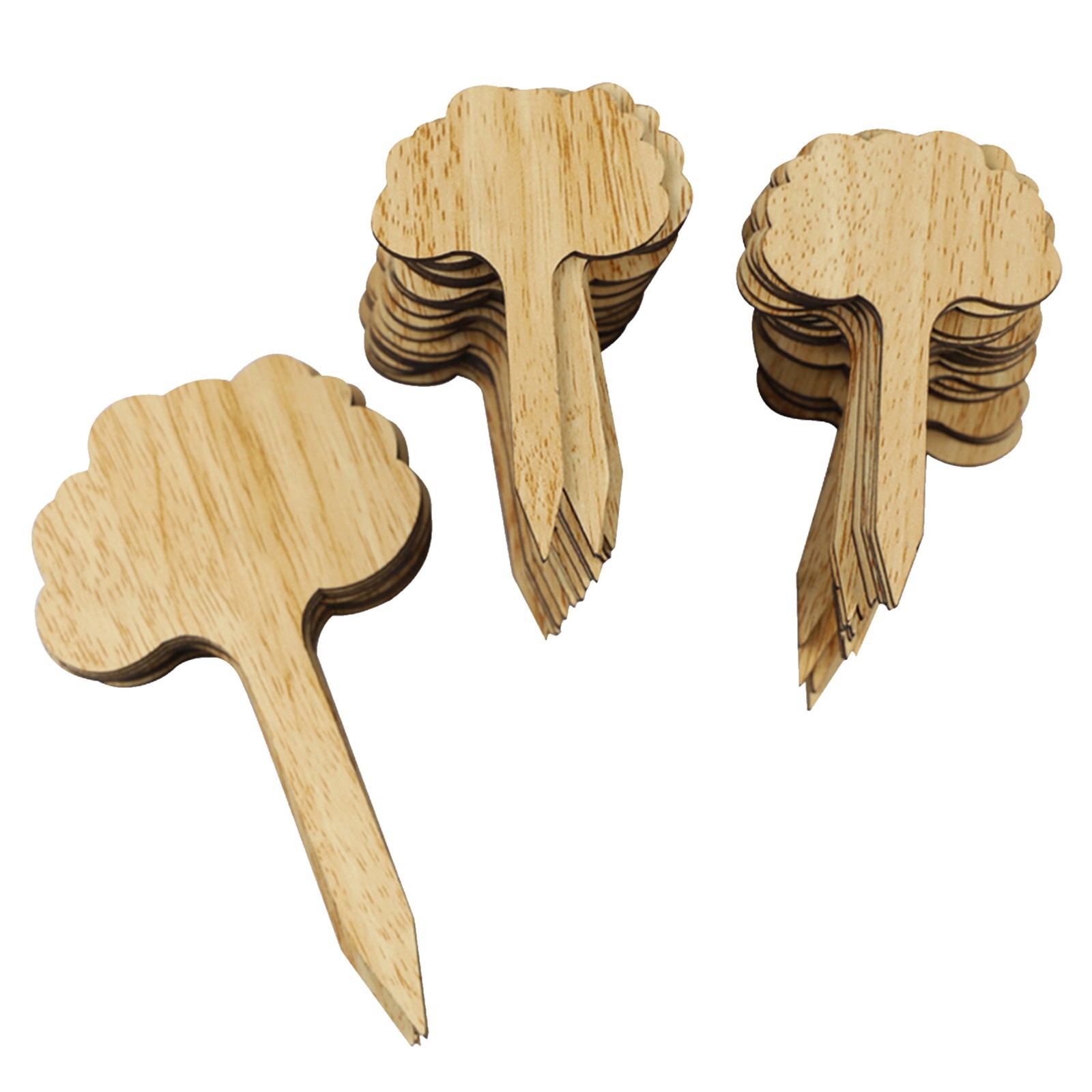 Wooden Garden Sign Tags - Wooden Plant Labels For Outdoor Plants ...