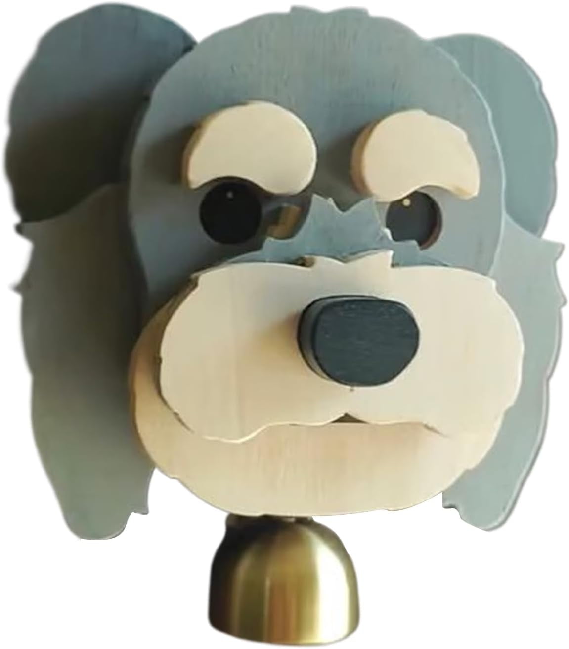 Wooden German Cat Doorbell,Black Walnut Wooden Chime Suction Ornament ...