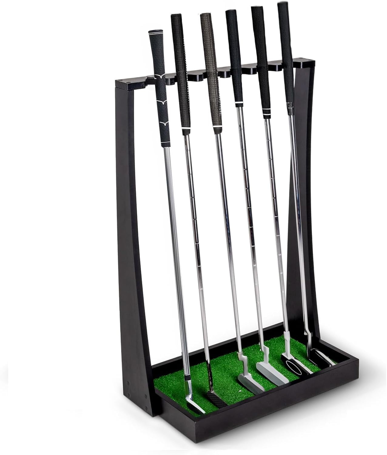 Wooden Golf Putter Stand, Golf Club Holder Stand Floor Display Rack ...