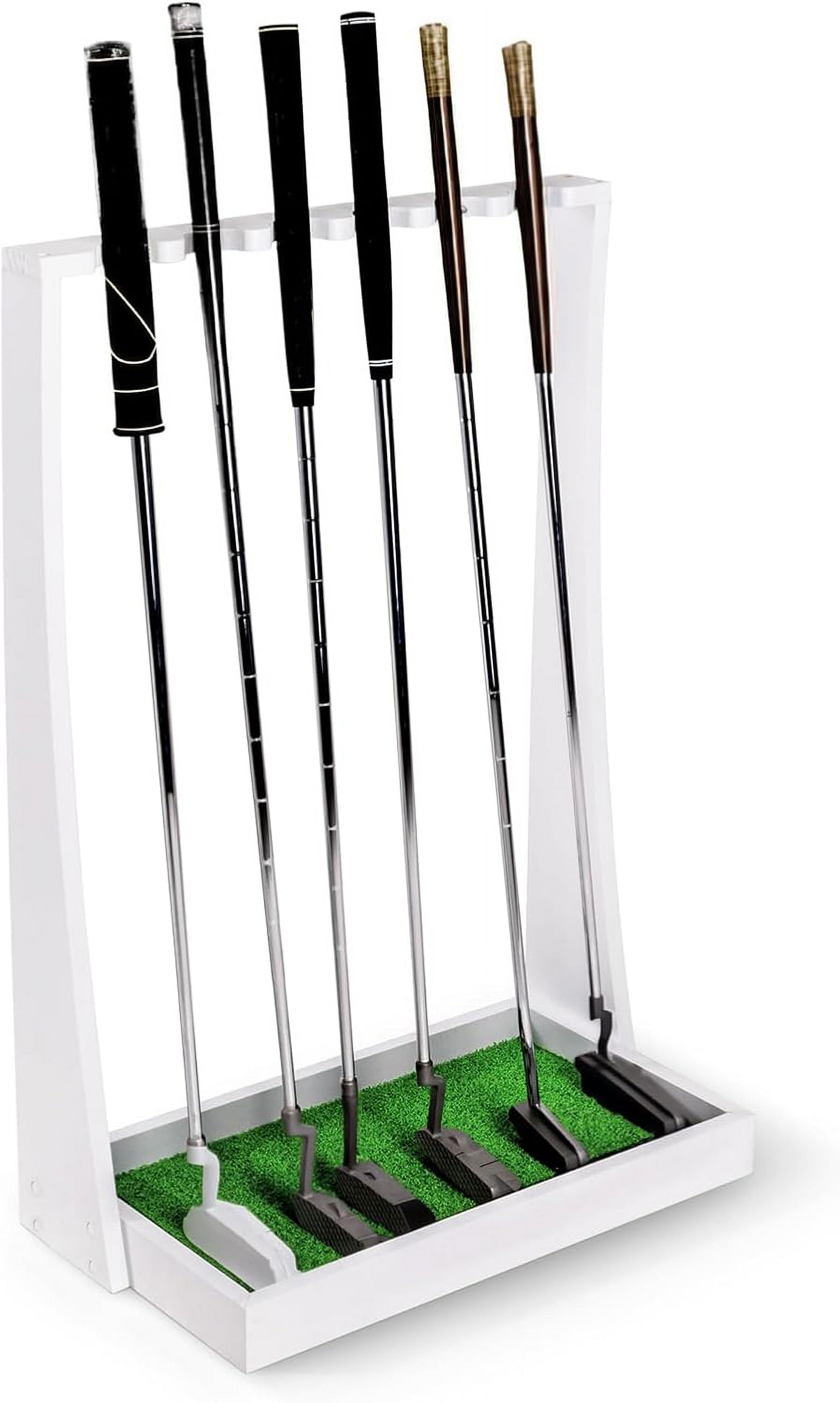 Wooden Golf Putter Stand, Golf Club Holder Stand Floor Display Rack ...