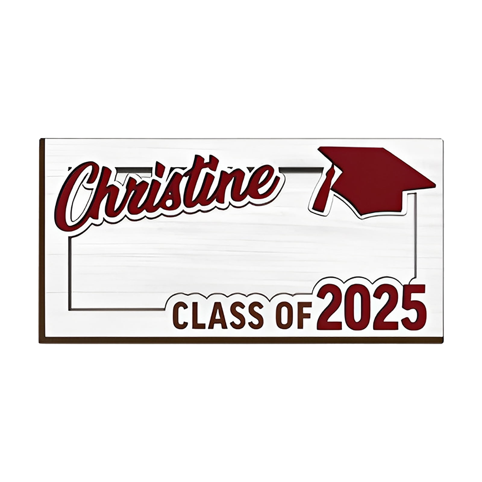 Wooden Graduation Money Envelope Holder - White - Walmart.com