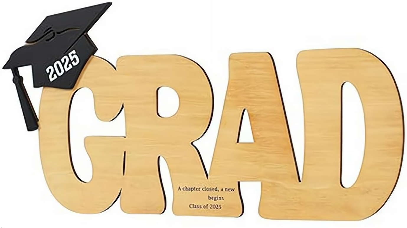 Wooden Graduation Signature Board Sign Class of 2025, Photo Prop Party ...