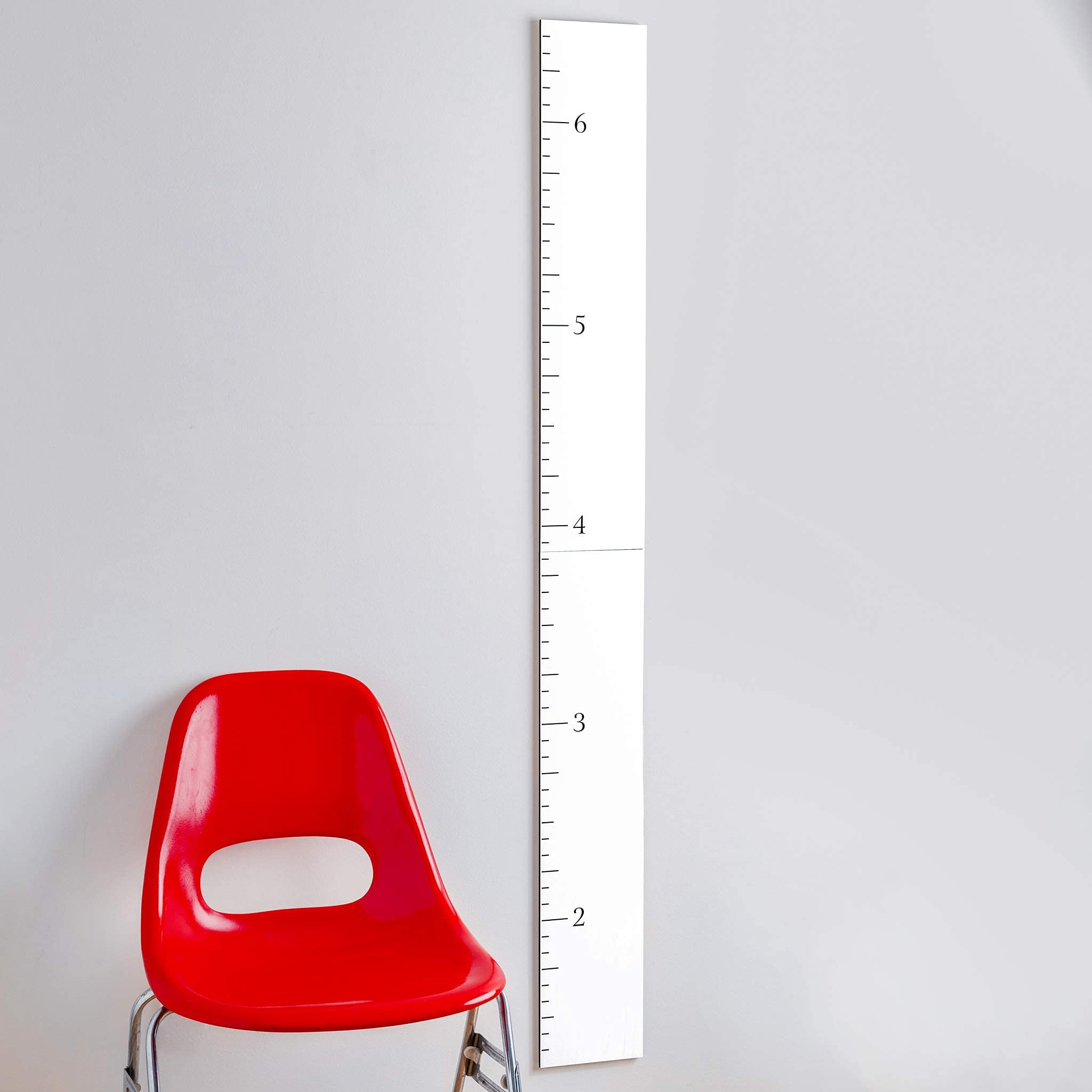 Wooden Growth Chart for Kids Wall, Height Measuring Board with Modern ...