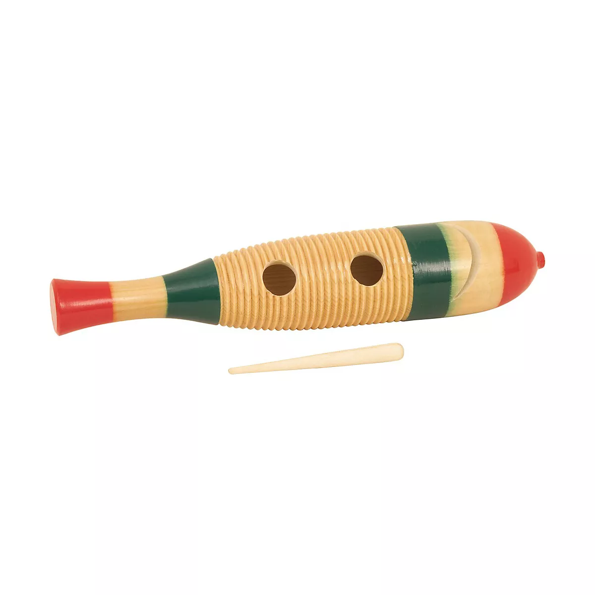 Wooden Guiro Kids Music Hand Painted Wooden Big Fish Shape Guiro Fun ...