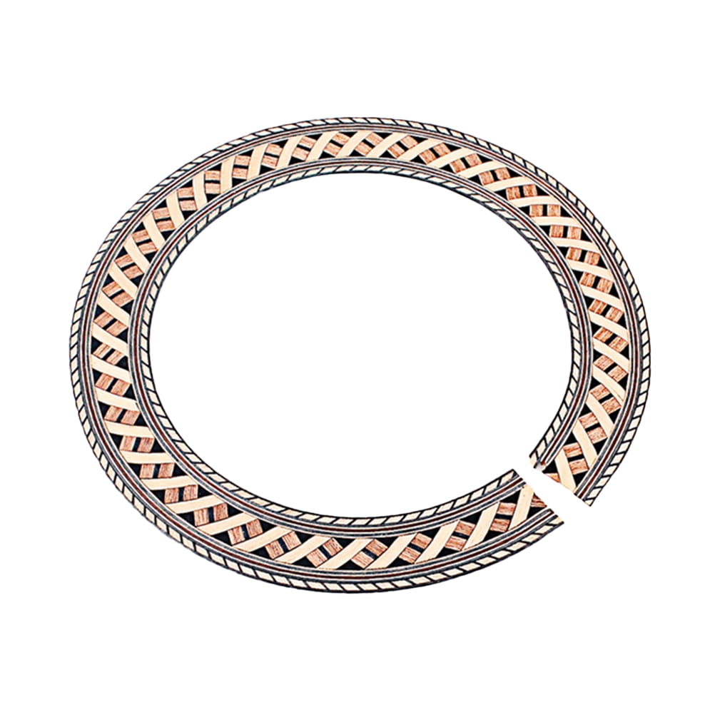 Wooden Guitar Rosette Curved Strips Guitar Sound Hole Inlay Guitar ...