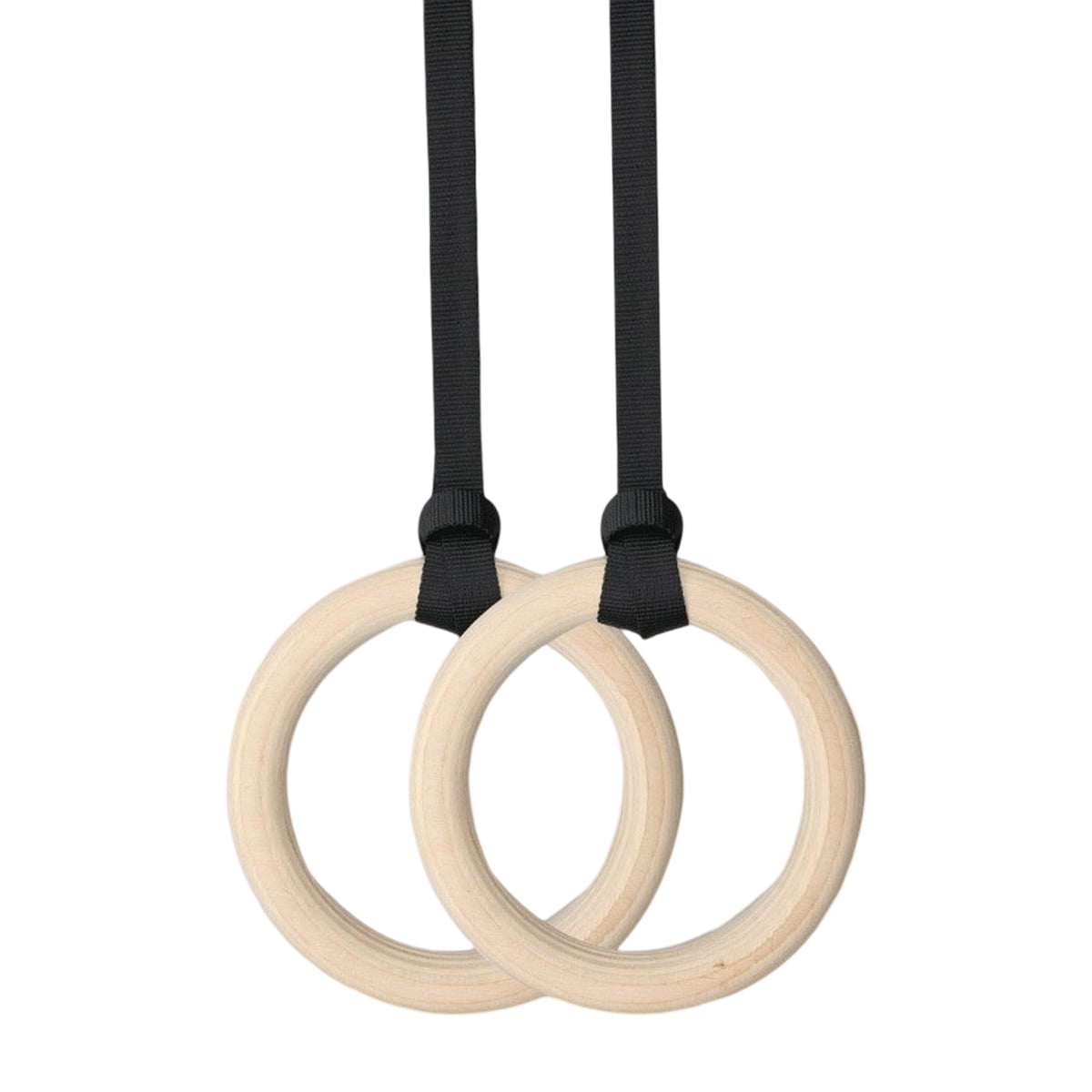 Wooden Gymnastic Rings, Strength Training Stability Equipment With ...